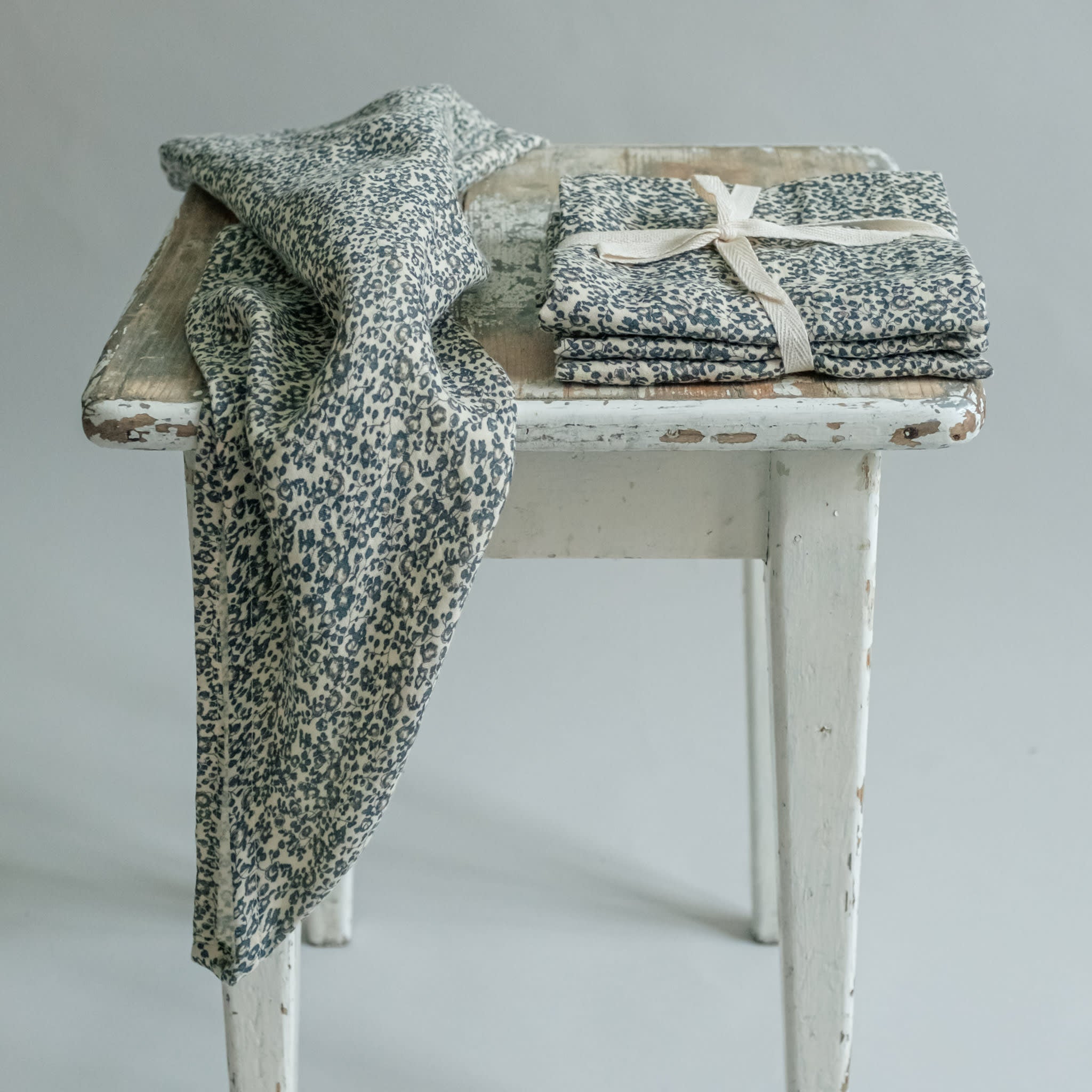 Bora stofbleer 3-pak - Flores Blue from That's Mine | Shop now